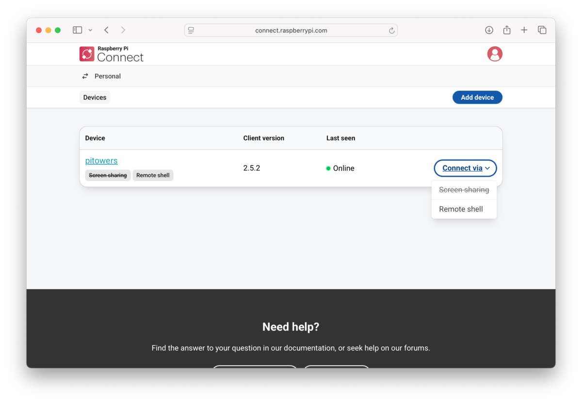 Raspberry Pi Connect (Beta) - Raspberry Pi Documentation