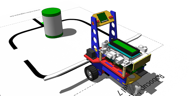 An image-processing robot for RoboCup Junior - Raspberry Pi