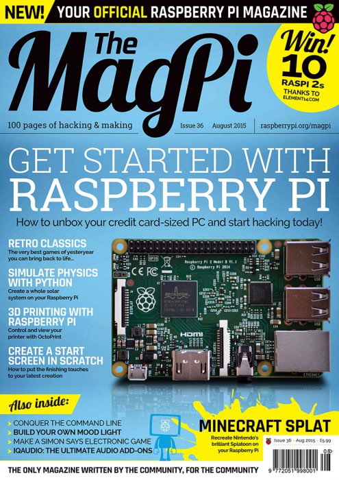 The MagPi issue 36 is here and we're in print! - Raspberry Pi