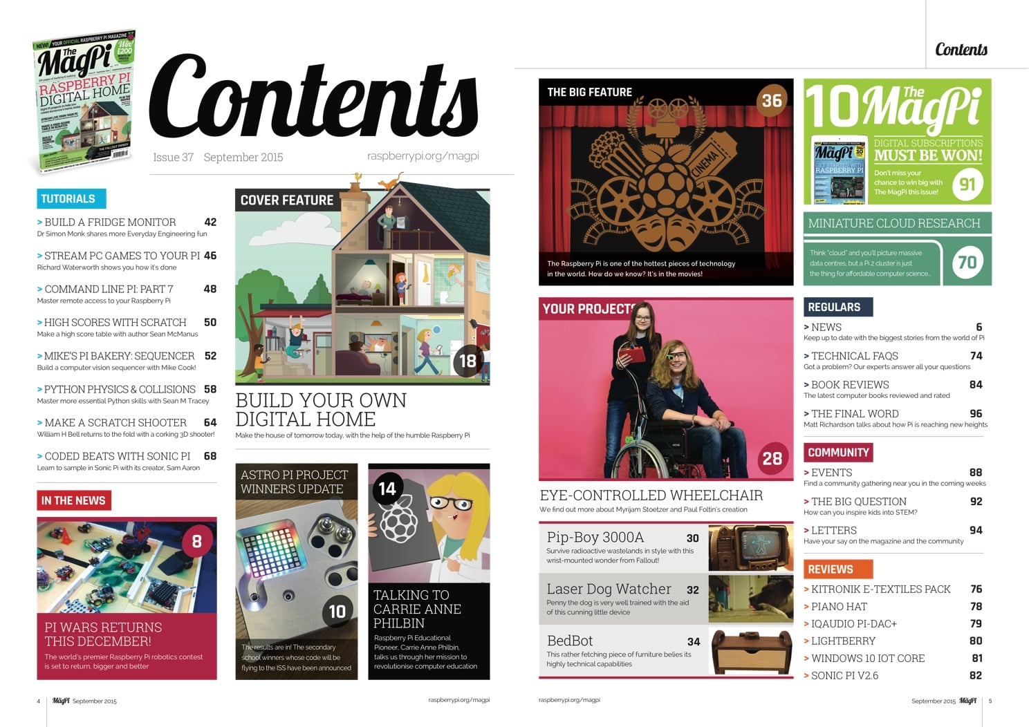 Issue #37 of The MagPi, the official Raspberry Pi magazine