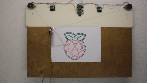 Hanging wall plotter - Raspberry Pi