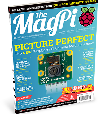 Learn all about the new Raspberry Pi Camera Module v2 in The MagPi 45 ...