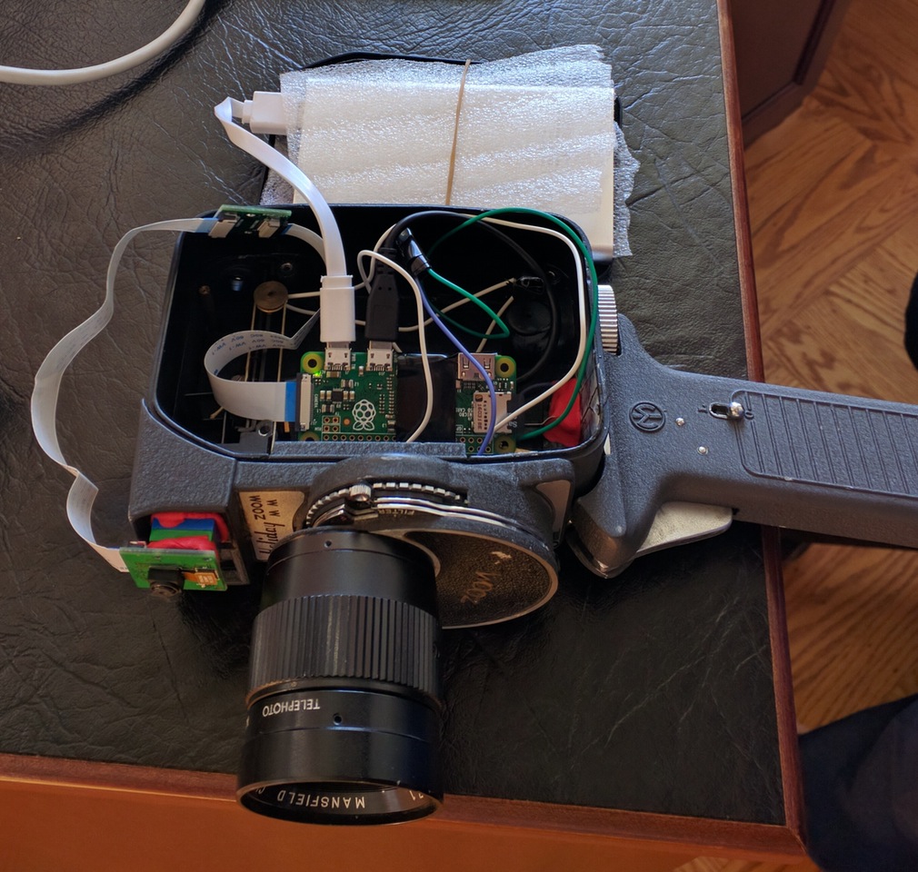 Pi-powered Mansfield Holiday Zoom Movie Camera - Raspberry Pi