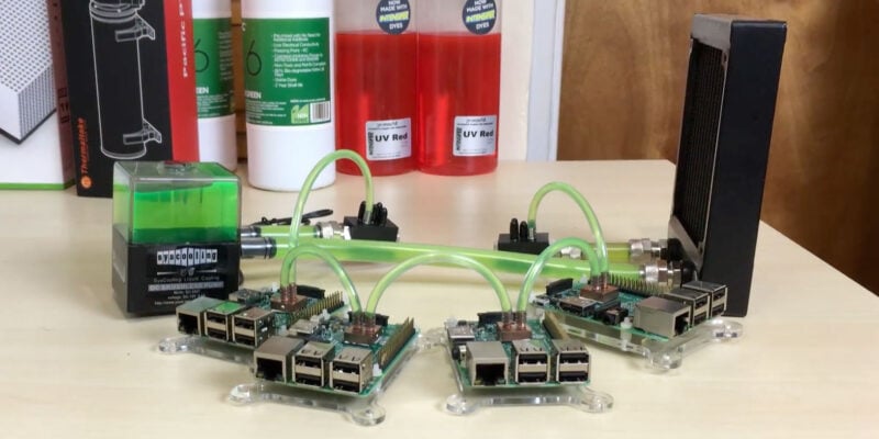 Water cooled Raspberry Pi cluster supercomputer — Raspberry Pi Official Magazine