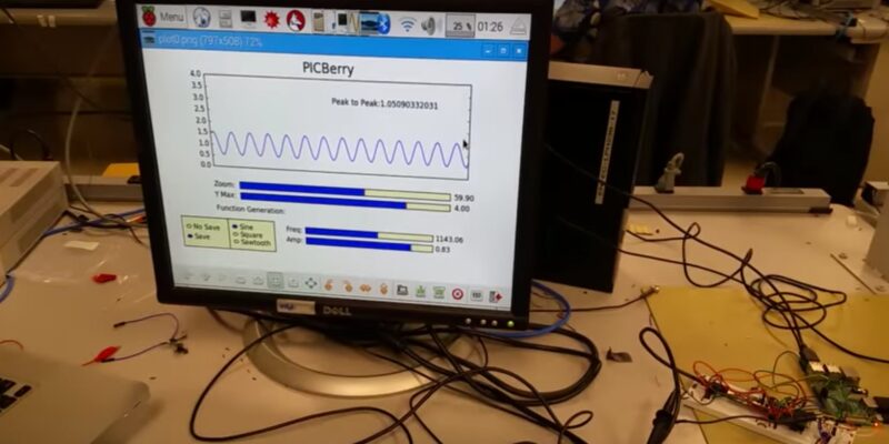 PicBerry: Oscilloscope and Function Generator — Raspberry Pi Official ...