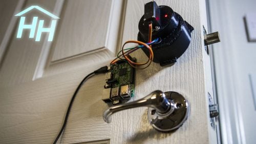 Hacker House Smartphone-Connected Door Lock - Raspberry Pi