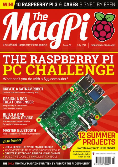 The MagPi 59 - The Raspberry Pi PC Challenge