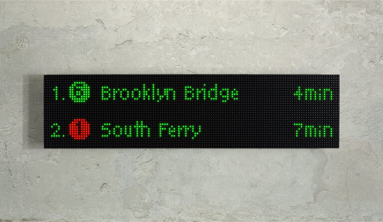 NYC Train Sign: real-time train tracking in New York City - Raspberry Pi