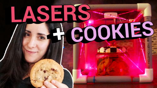 Laser Cookies: a YouTube collaboration - Raspberry Pi