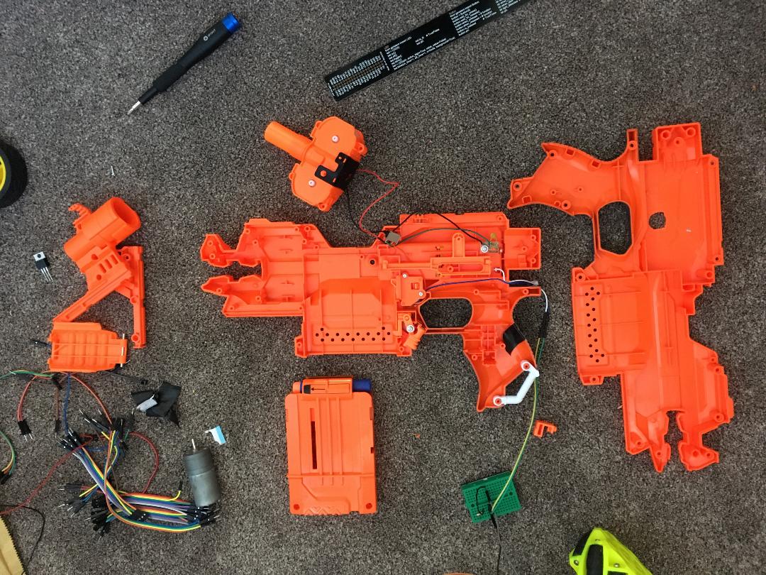 FRED-209 Nerf gun tank - Raspberry Pi