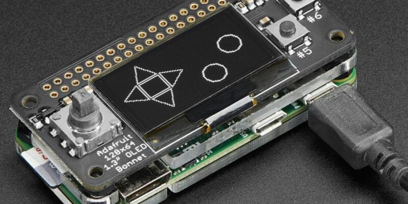 128×64 OLED Bonnet review — Raspberry Pi Official Magazine