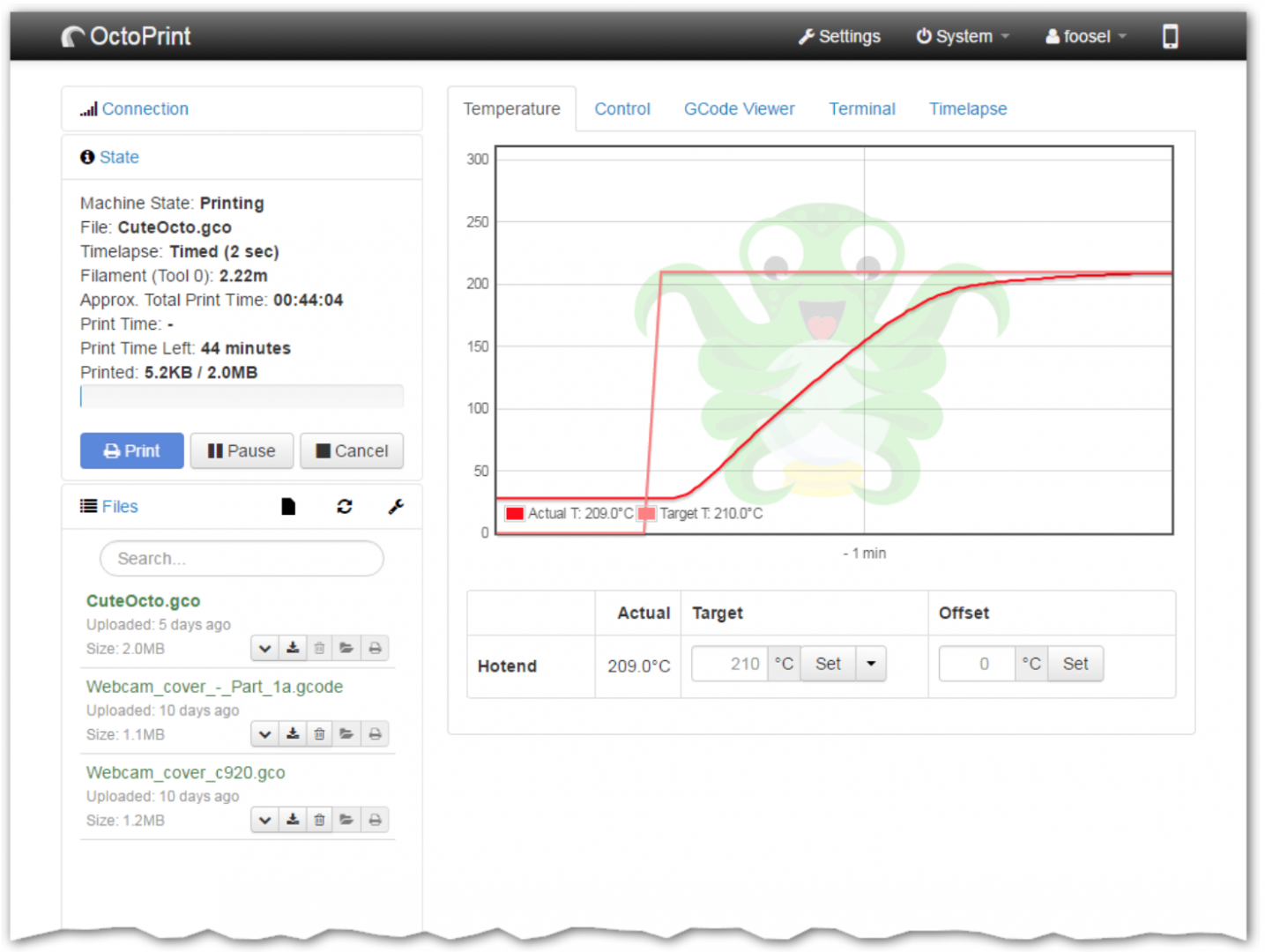 Ultimate 3d Printer Control With Octoprint Raspberry Pi