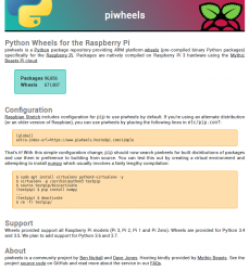 piwheels: making "pip install" fast - Raspberry Pi