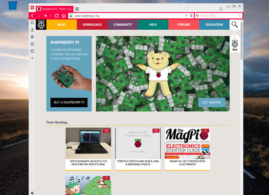 Vivaldi Web browser released for Raspberry Pi — Raspberry Pi Official Magazine