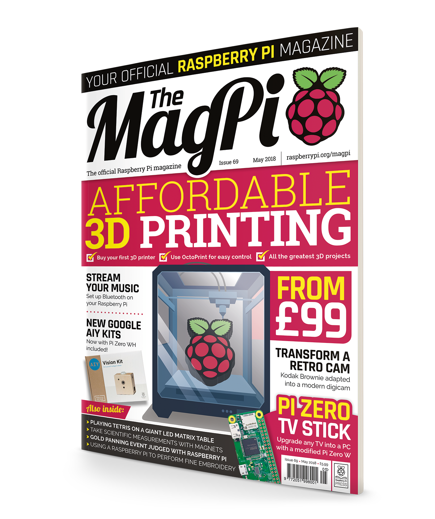 Magpi 69 Affordable 3d Printing With A Raspberry Pi Raspberry Pi