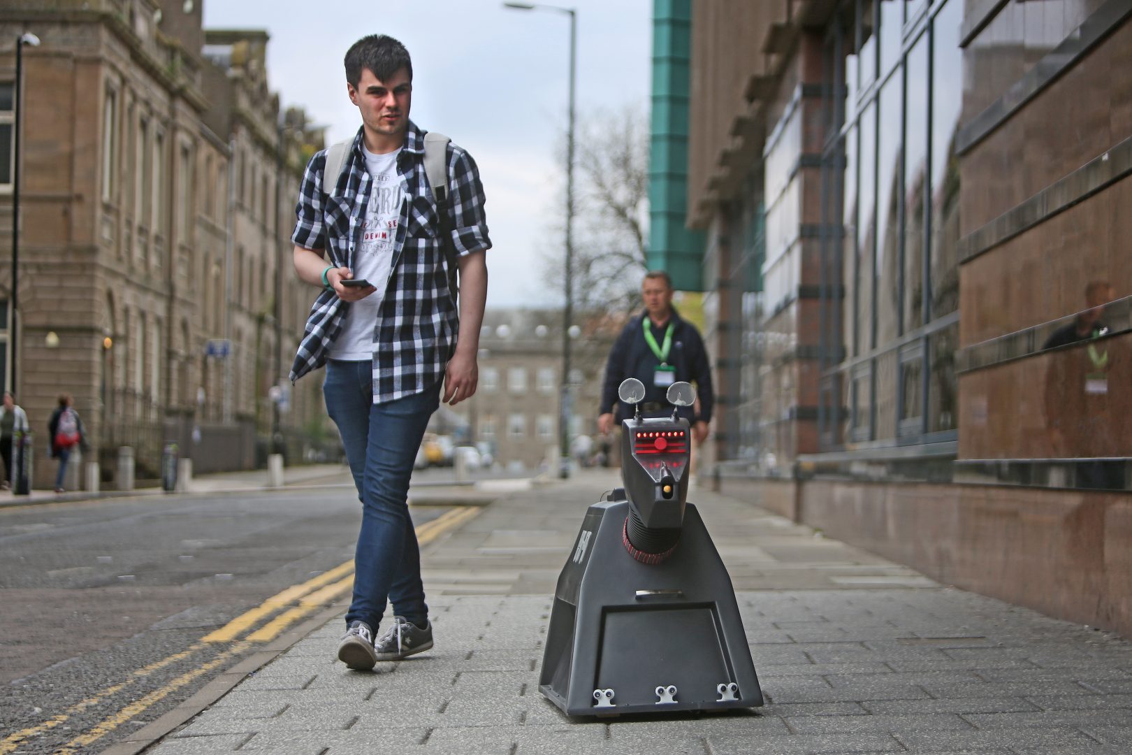 A working original Doctor Who K-9 prop - Raspberry Pi