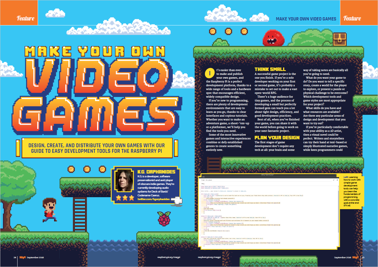 MagPi 73: make a video game! - Raspberry Pi