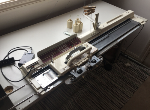 Networked knitting machine: not your average knit one, purl one ...