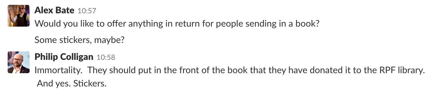 Philip Colligan wants your books (for our library) - Raspberry Pi