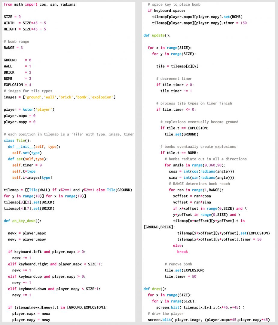 Recreate iconic 1980s game explosions | Wireframe issue 12 - Raspberry Pi