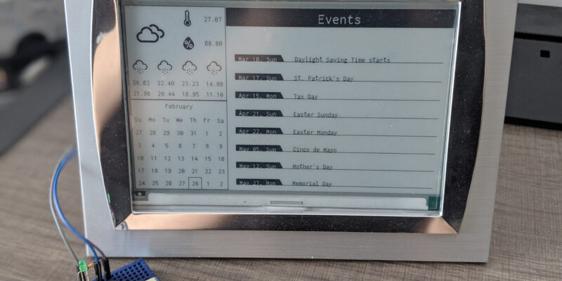 E-ink Calendar — Raspberry Pi Official Magazine