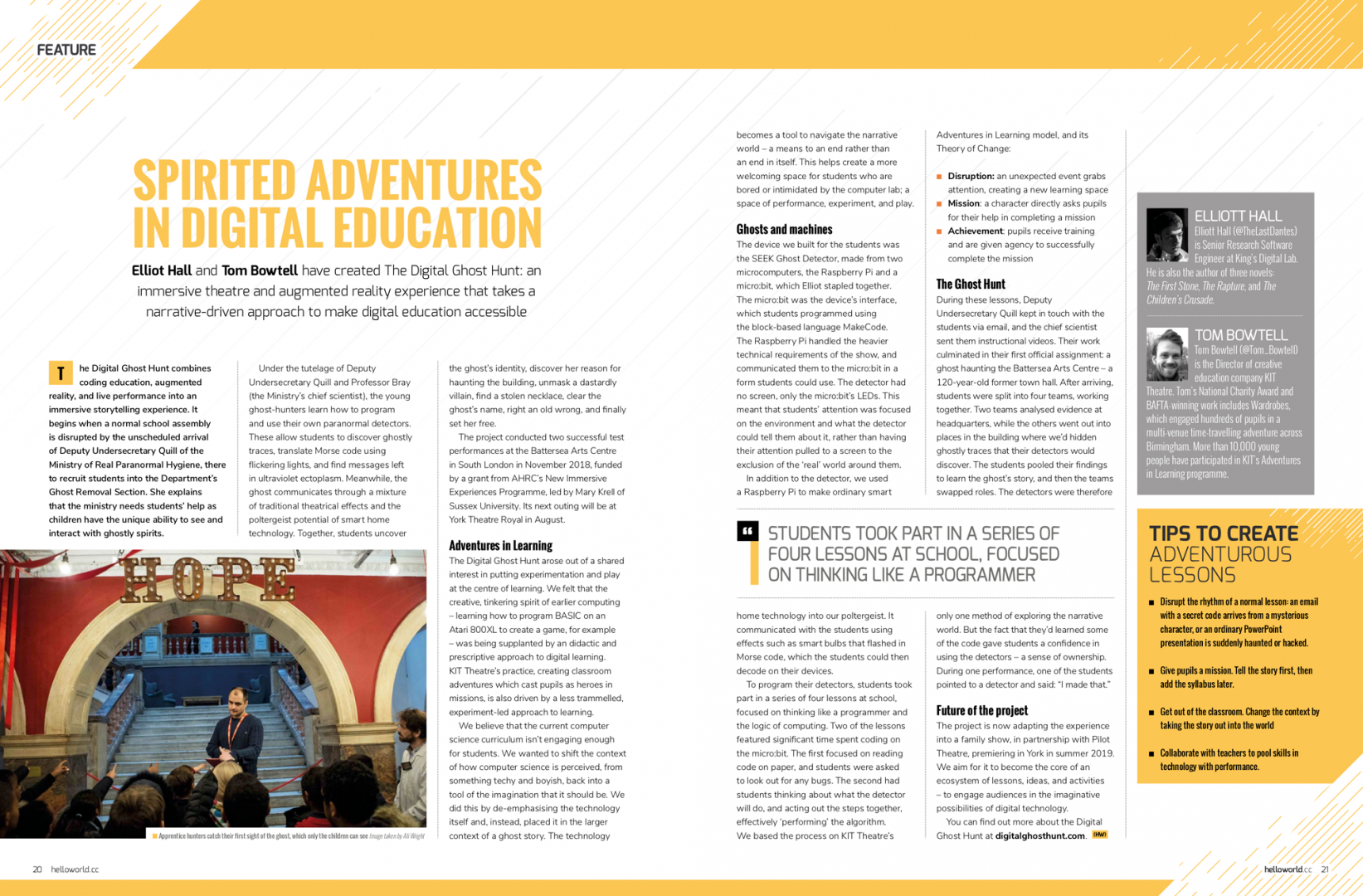 Ghost Hunting In Schools With Raspberry Pi Hello World 9 Raspberry Pi