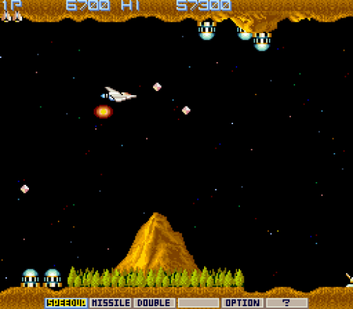 Recreate The Sprite Following Options From Gradius Using Python