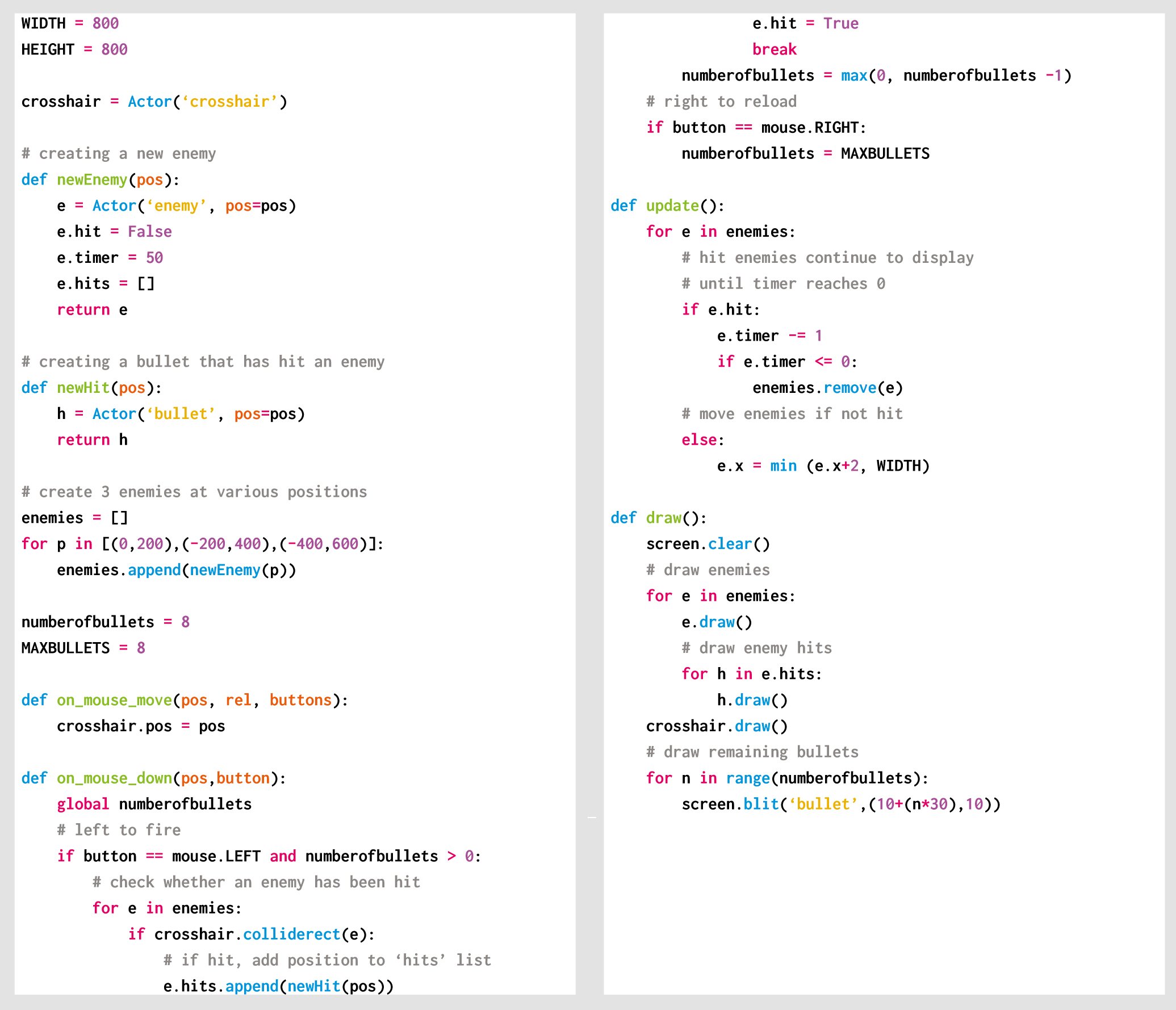 Code your own 2D shooting gallery in Python | Wireframe issue 20 - Raspberry Pi