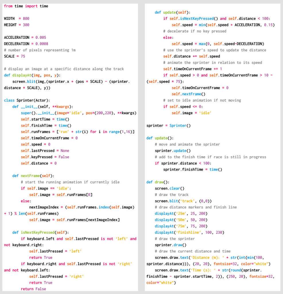 Make a keyboard-bashing sprint game | Wireframe issue 23 - Raspberry Pi