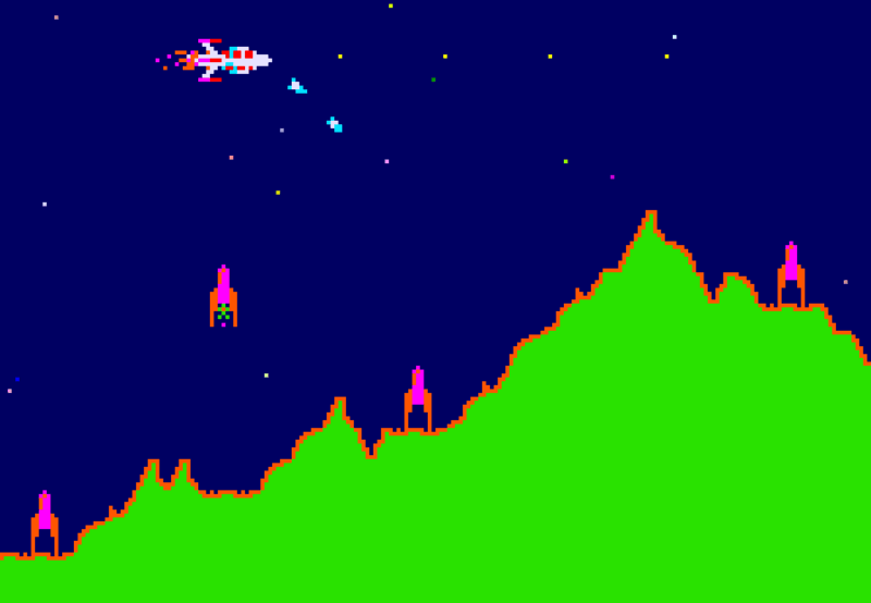 Create a Scramble-style scrolling landscape | Wireframe issue 22 ...