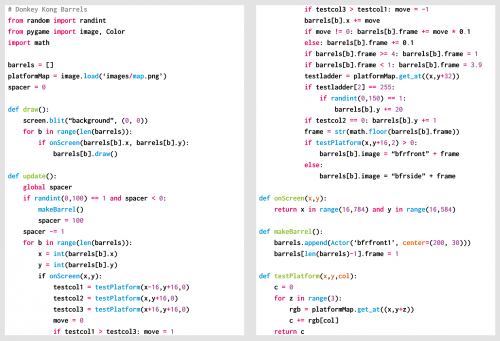 Code your own Donkey Kong barrels | Wireframe issue 24 - Raspberry Pi