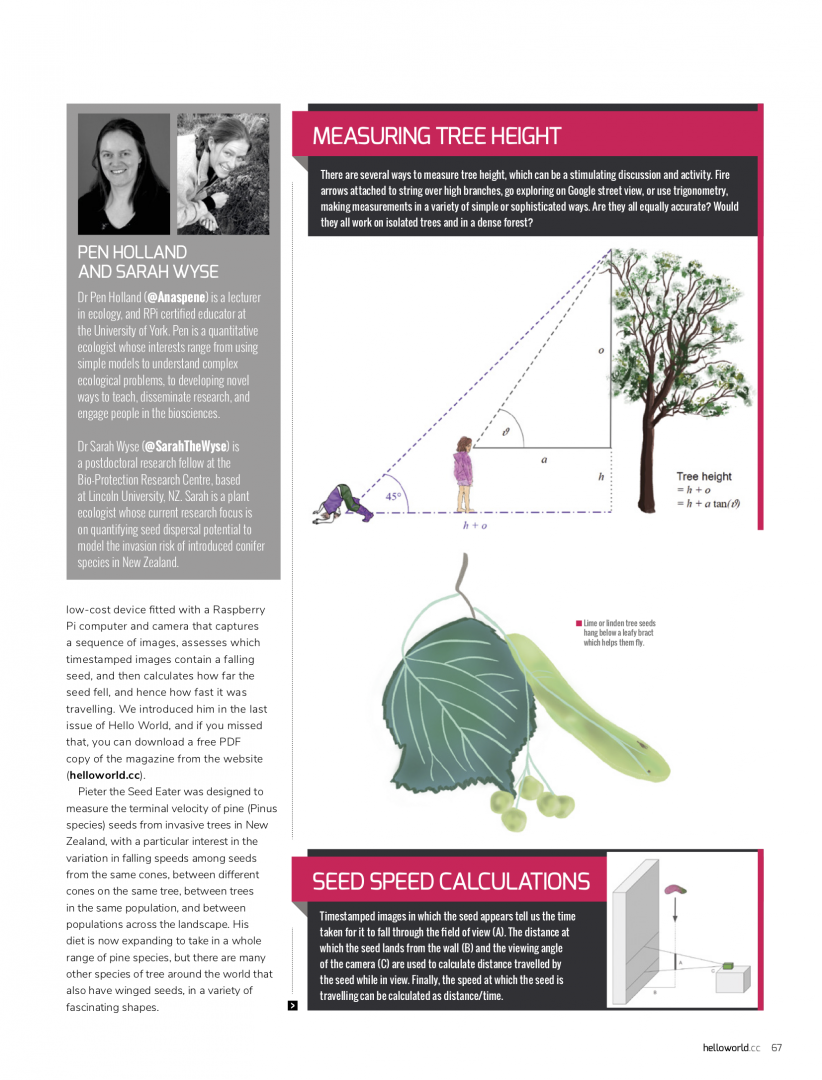Exploring the interface of ecology, mathematics, and digital making | Hello World #11 - Raspberry Pi