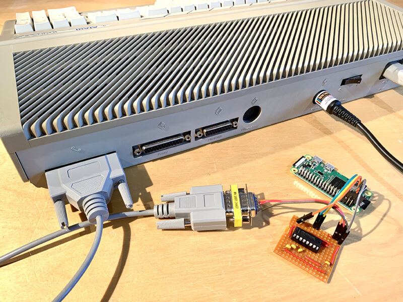 Add internet access to a vintage computer using Raspberry Pi ...