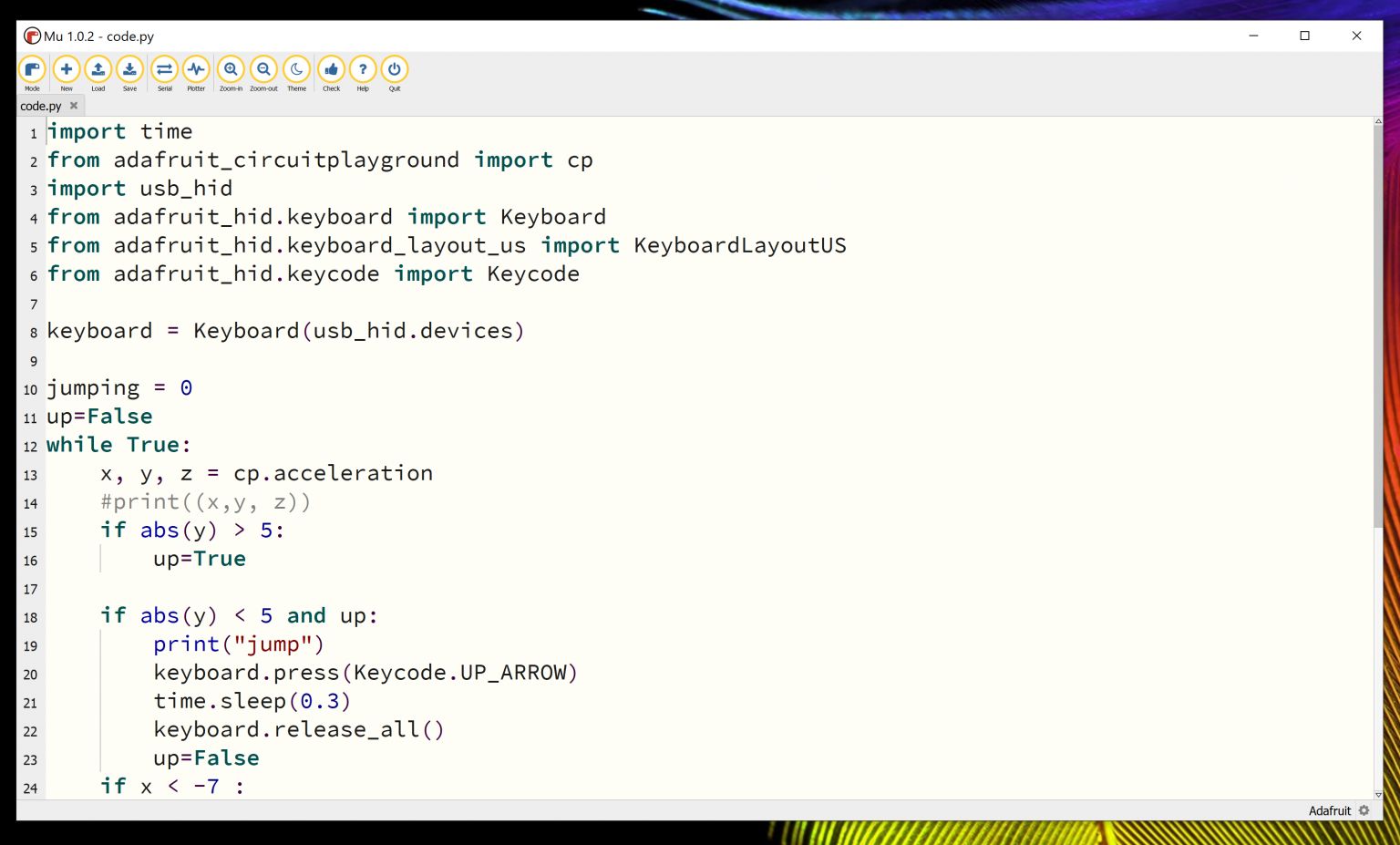Build a physical game controller for Infinite Bunner - Raspberry Pi