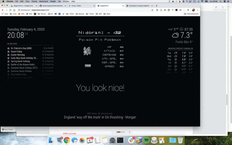 Customise your Raspberry Pi magic mirror with modules — Raspberry Pi ...