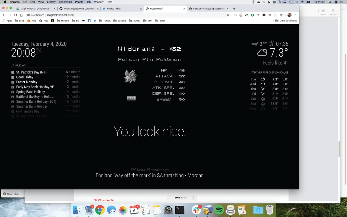 Customise your Raspberry Pi magic mirror with modules — Raspberry Pi ...