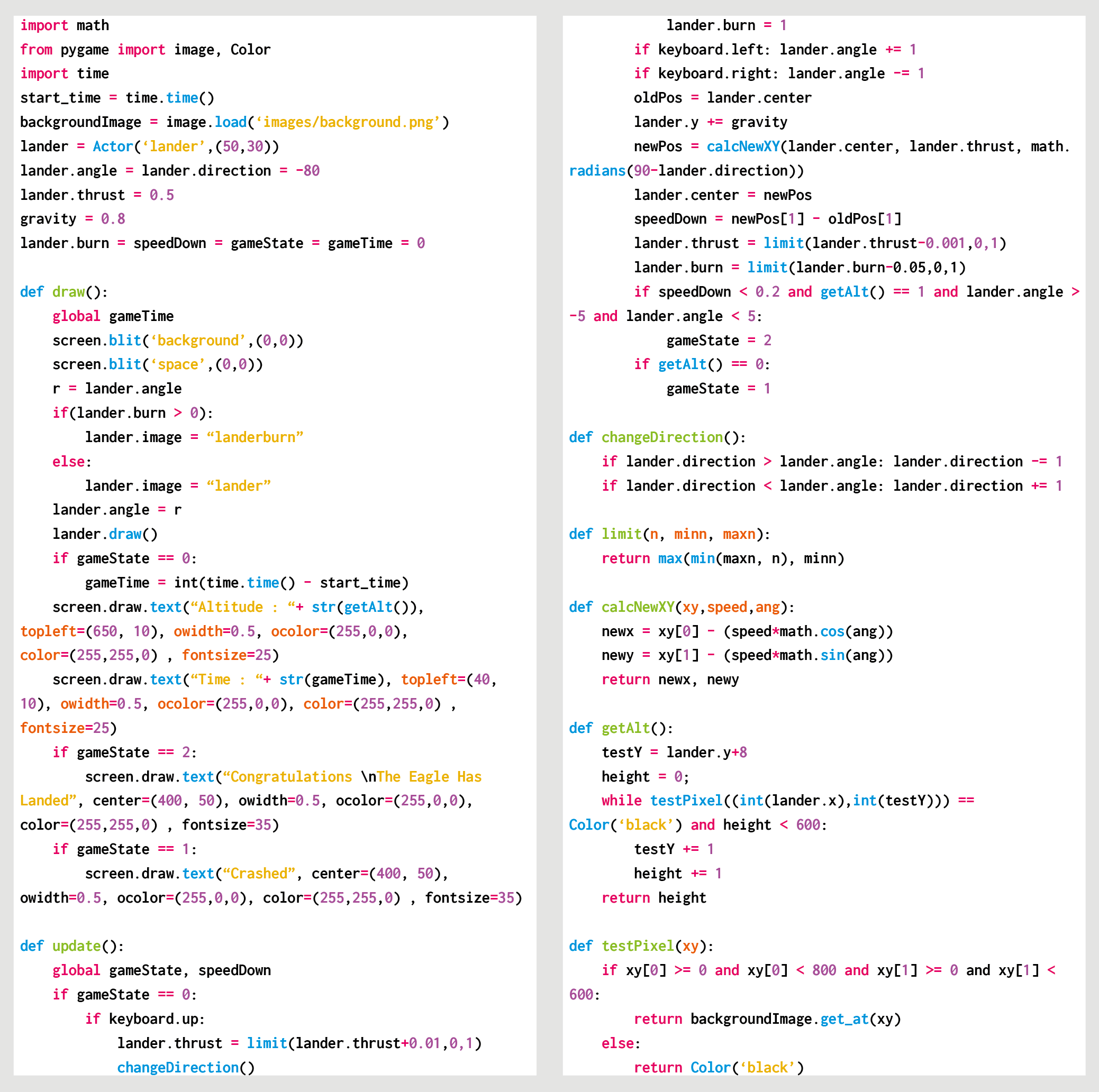 Code a homage to Lunar Lander | Wireframe #37 - Raspberry Pi
