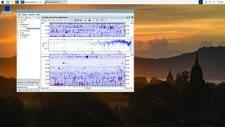 Use Swarm with Raspberry Shake seismographic data — Raspberry Pi ...