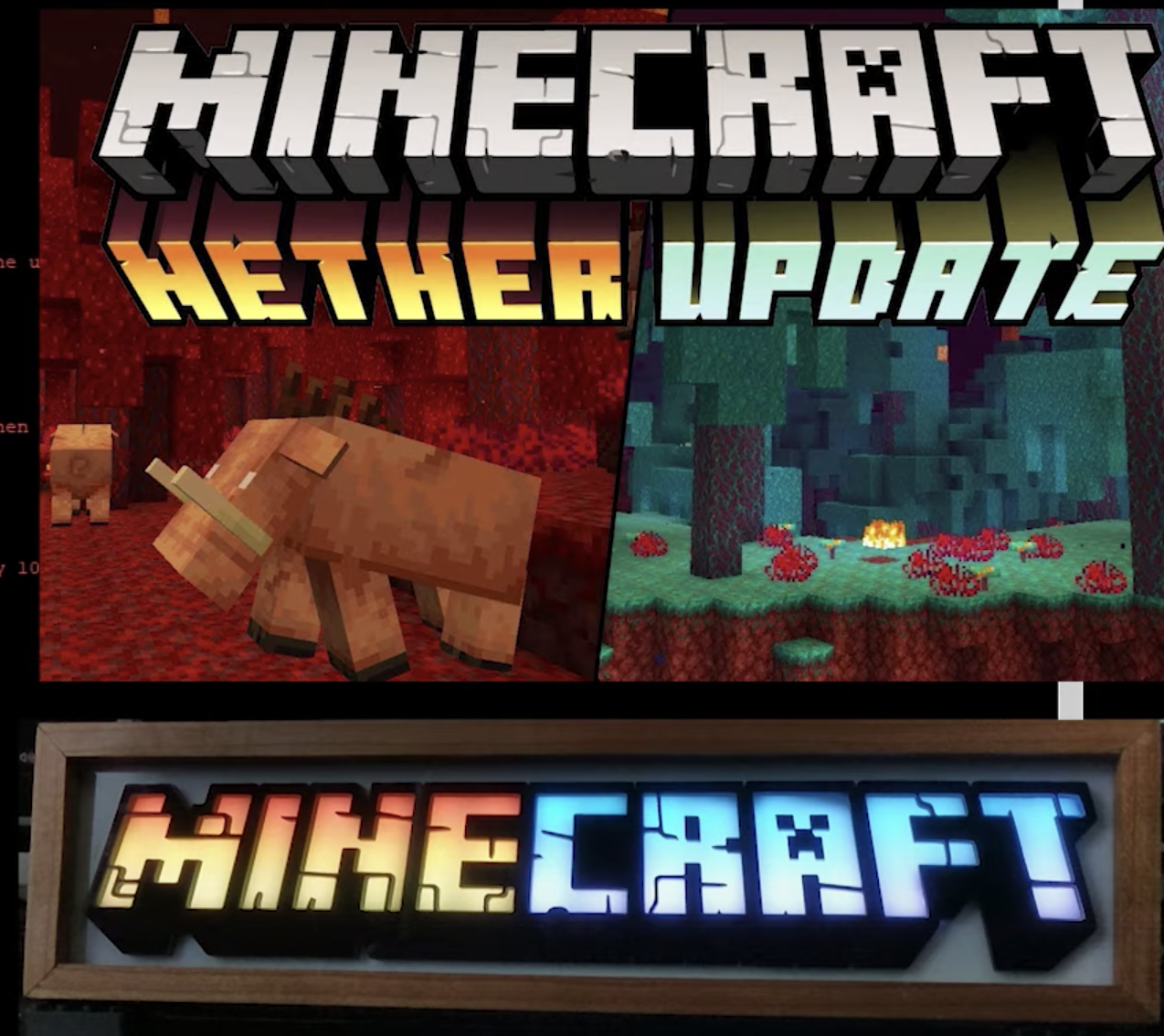 Wes's wonderful Minecraft user notification display - Raspberry Pi