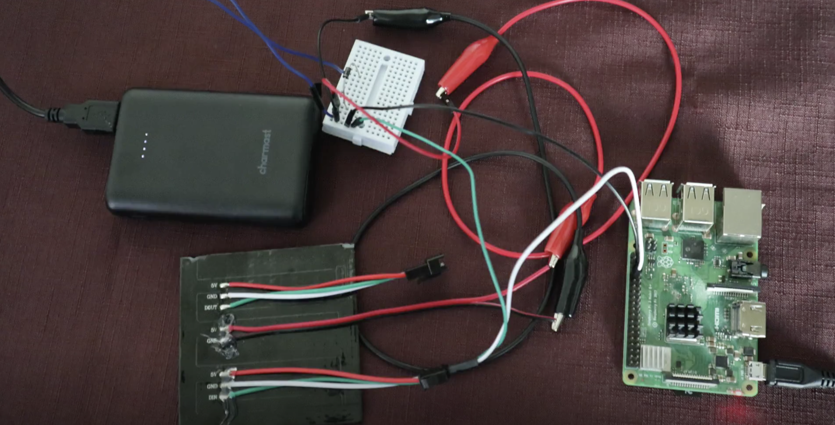 Scroll text across your face mask with NeoPixel and Raspberry Pi - Raspberry Pi