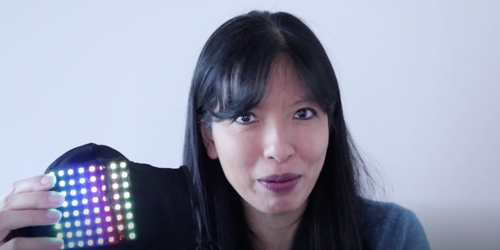 Scroll text across your face mask with NeoPixel and Raspberry Pi ...