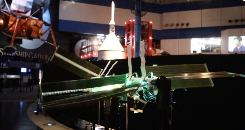 ISS Mimic: A Raspberry Pi-powered International Space Station model that syncs with the real ...