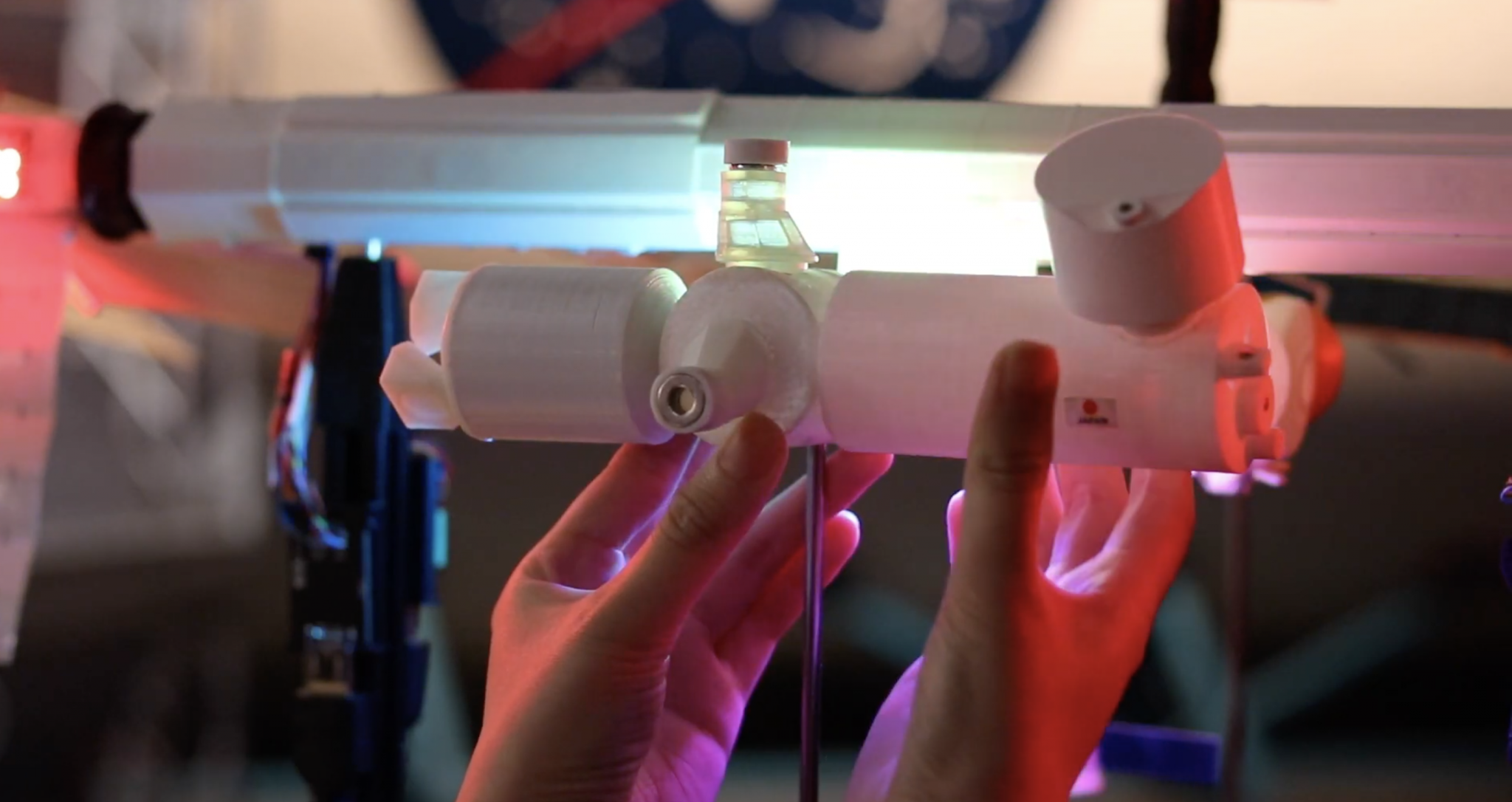 ISS Mimic: A Raspberry Pi-powered International Space Station model that syncs with the real ...