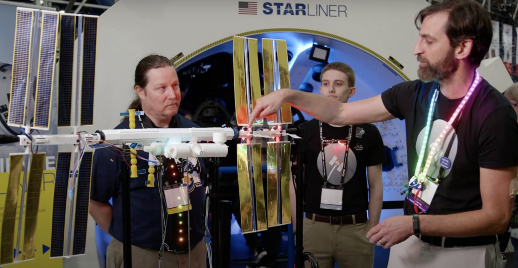 ISS Mimic: A Raspberry Pi-powered International Space Station model ...