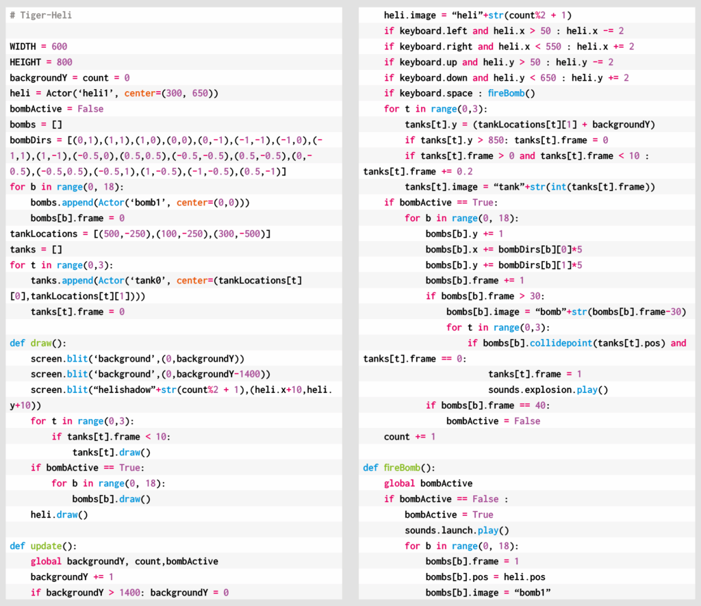 Recreate Tiger-Heli’s bomb mechanic | Wireframe #45 - Raspberry Pi