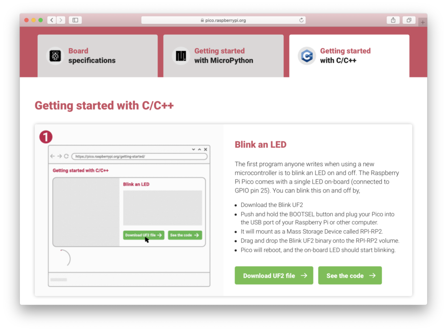 How To Blink An Led With Raspberry Pi Pico In C Raspberry Pi