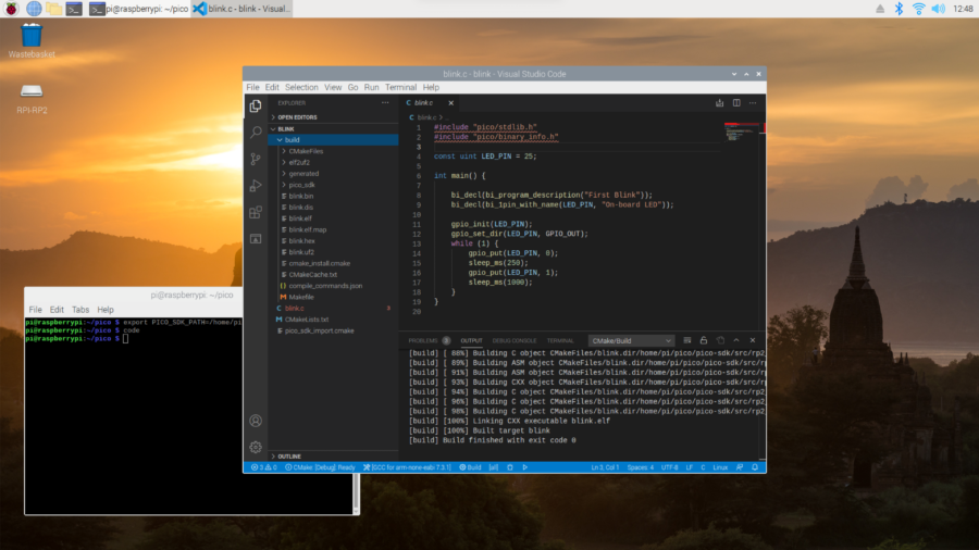 How to blink an LED with Raspberry Pi Pico in C - Raspberry Pi