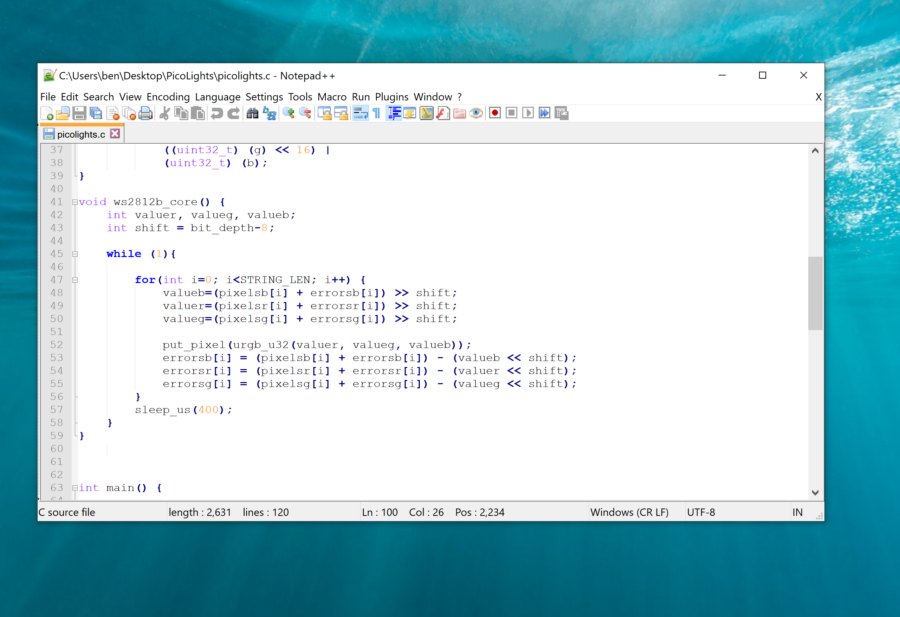 NeoPixel dithering with Pico - Raspberry Pi