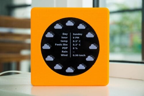 Raspberry Pi 'WeatherClock' shows you the hour's forecast - Raspberry Pi