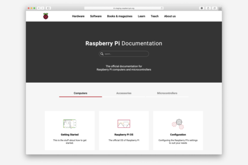 Bring on the documentation - Raspberry Pi